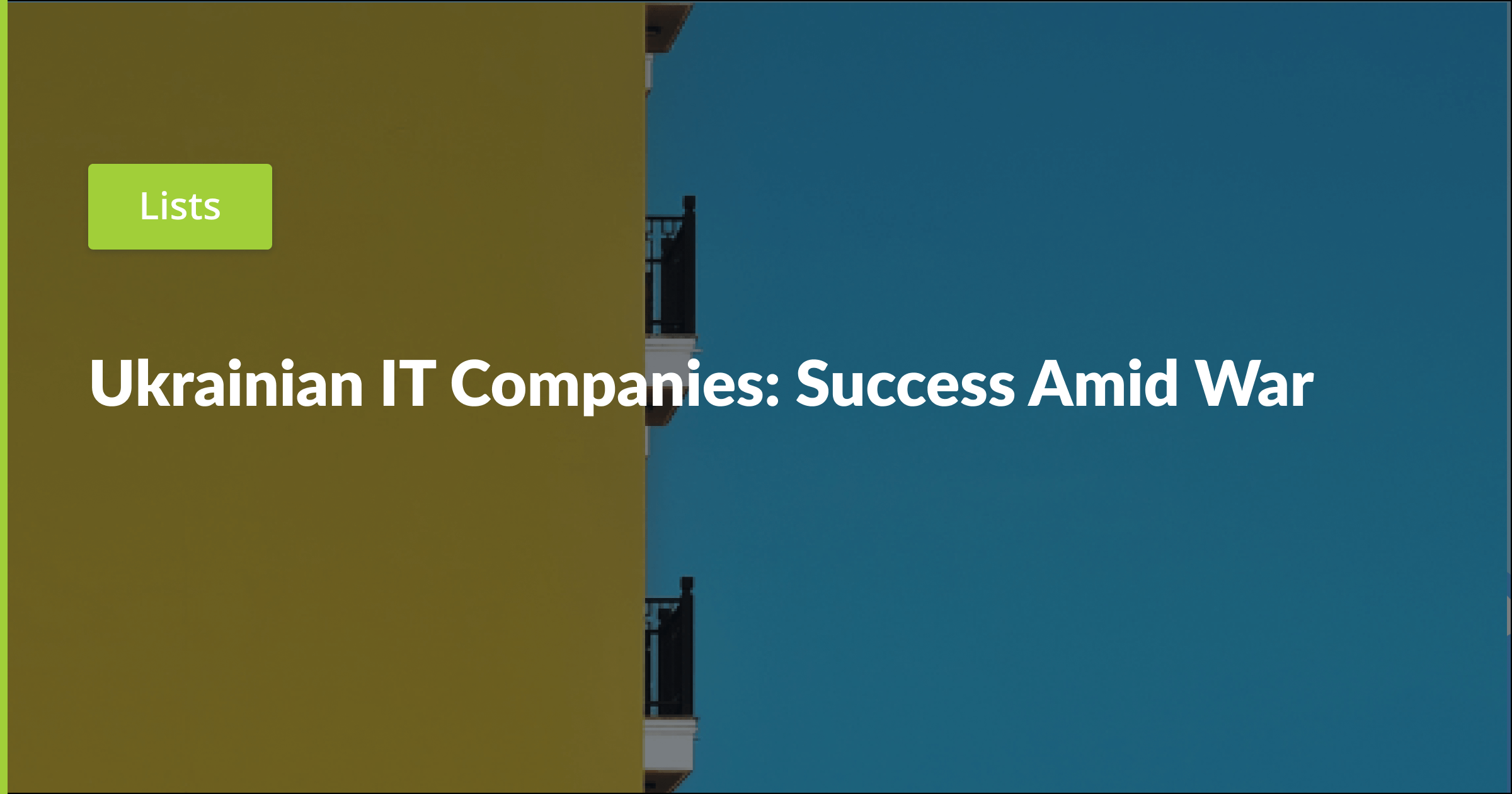 Rising above War: Ukrainian IT companies thriving amidst war – Netpeak ...